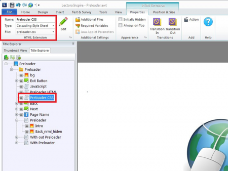 How To Create a Custom Preloader in Lectora?