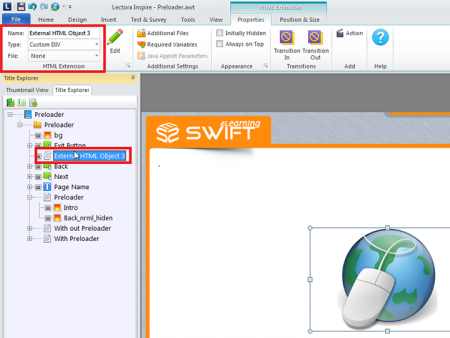 How To Create a Custom Preloader in Lectora?