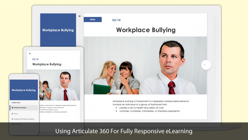 Articulate 360 to create fully responsive eLearning Courses