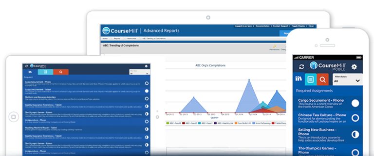 Lectora CourseMill Learning Management for elarning courses