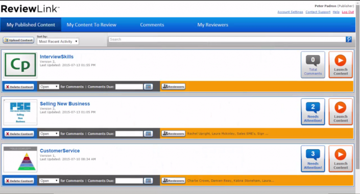 Lectora ReviewLink: Enhance eLearning Course Review