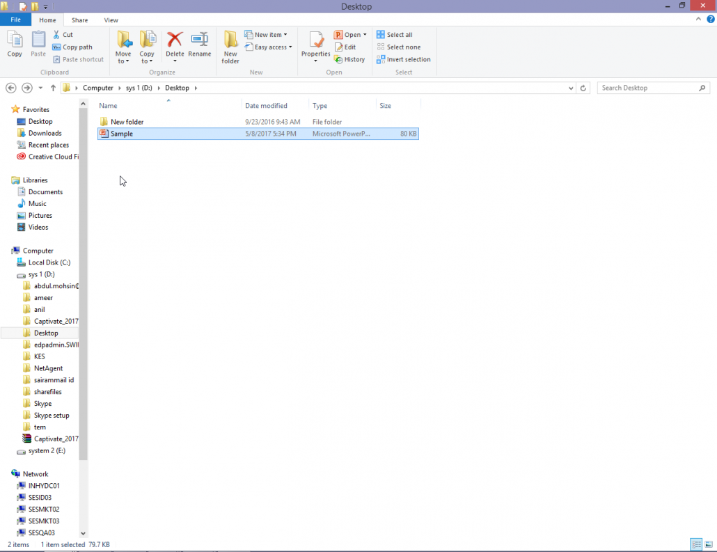 Converting ppt to ELearning using Adobe Captivate