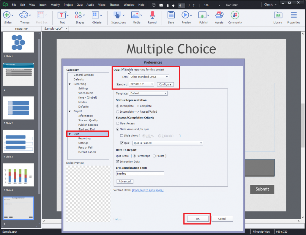 Converting ppt to ELearning using Adobe Captivate