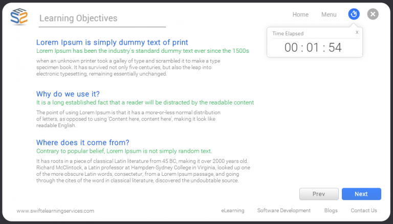 How To Add A Course Timer In Articulate Storyline 3 Or 360 8796