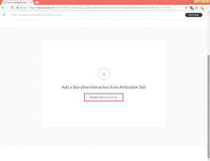 Articulate Storyline 360 - How to embed Storyline blocks in Articulate Rise