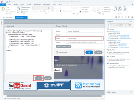 Character Limit For Dynamic Text Entry Fields In Storyline