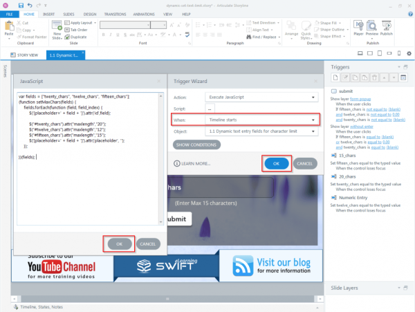 Character Limit For Dynamic Text Entry Fields In Storyline