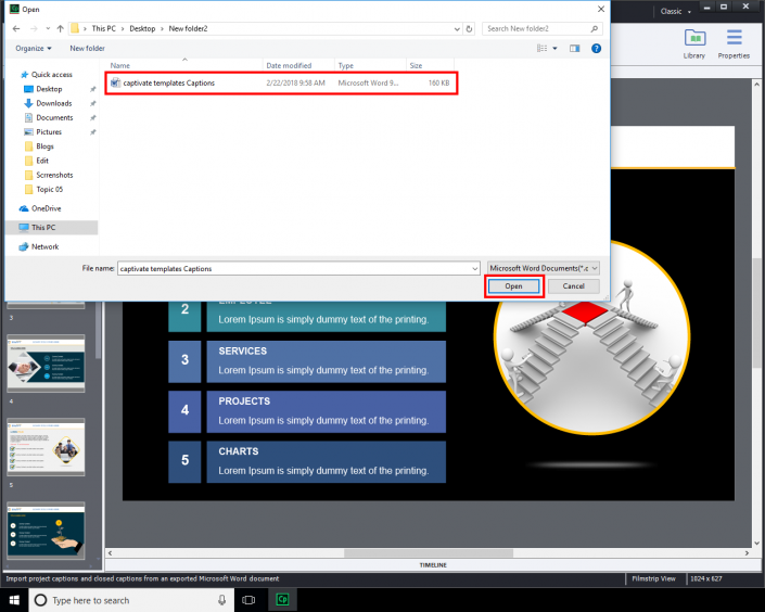 How To Import, Export Elearning Project content In Captivate