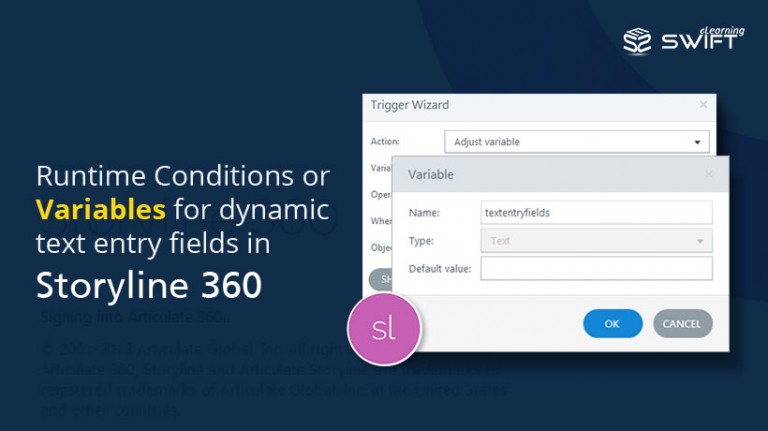 Runtime Conditions or Variables For Dynamic Text Entry Fields in Articulate Storyline 360