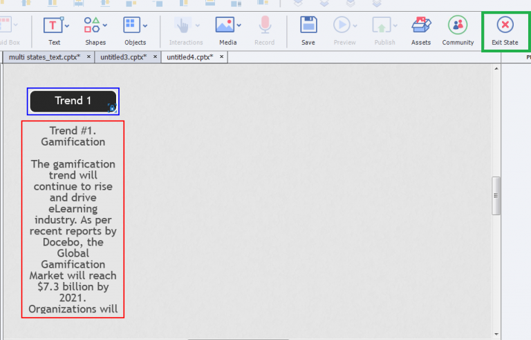 Adobe Captivate 9 Feature - Create multi-state objects