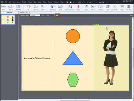 Adobe Captivate 2019: Fluid Boxes & Automatic Device Preview