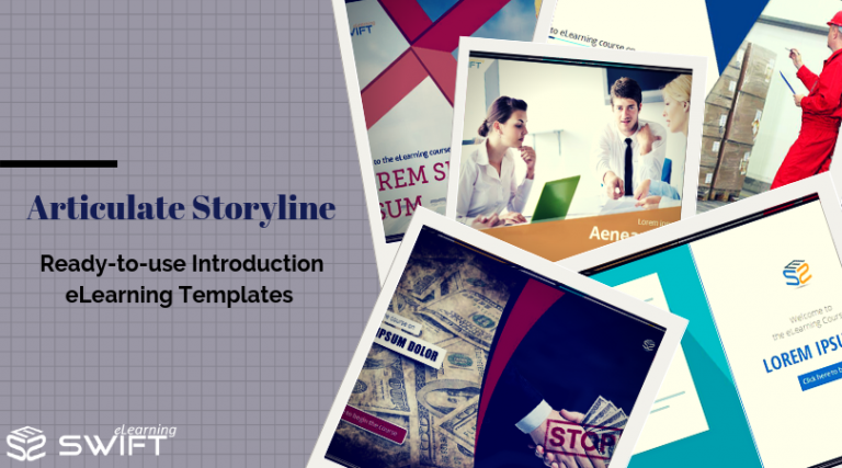 Custom eLearning development templates in Articulate Storyline – 5 layouts