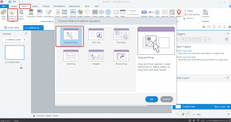 Custom Drag and Drop Interactivity using Variables in Storyline 360