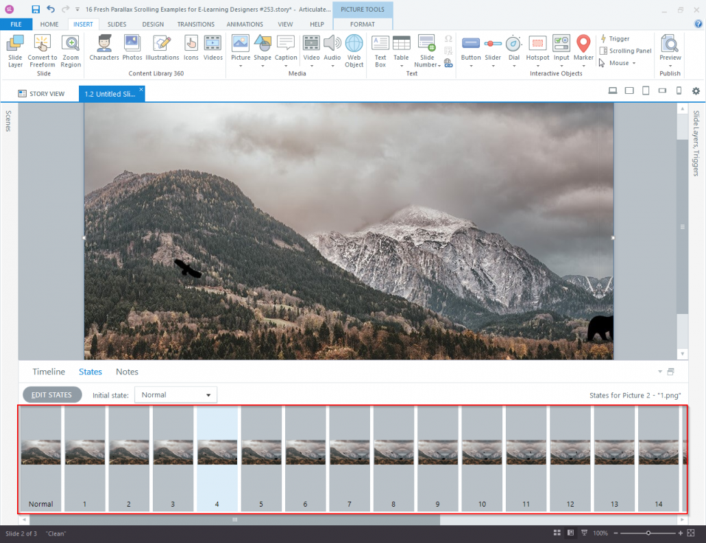 HOW TO APPLY PARALLAX EFFECT IN ARTICULATE STORYLINE 360?