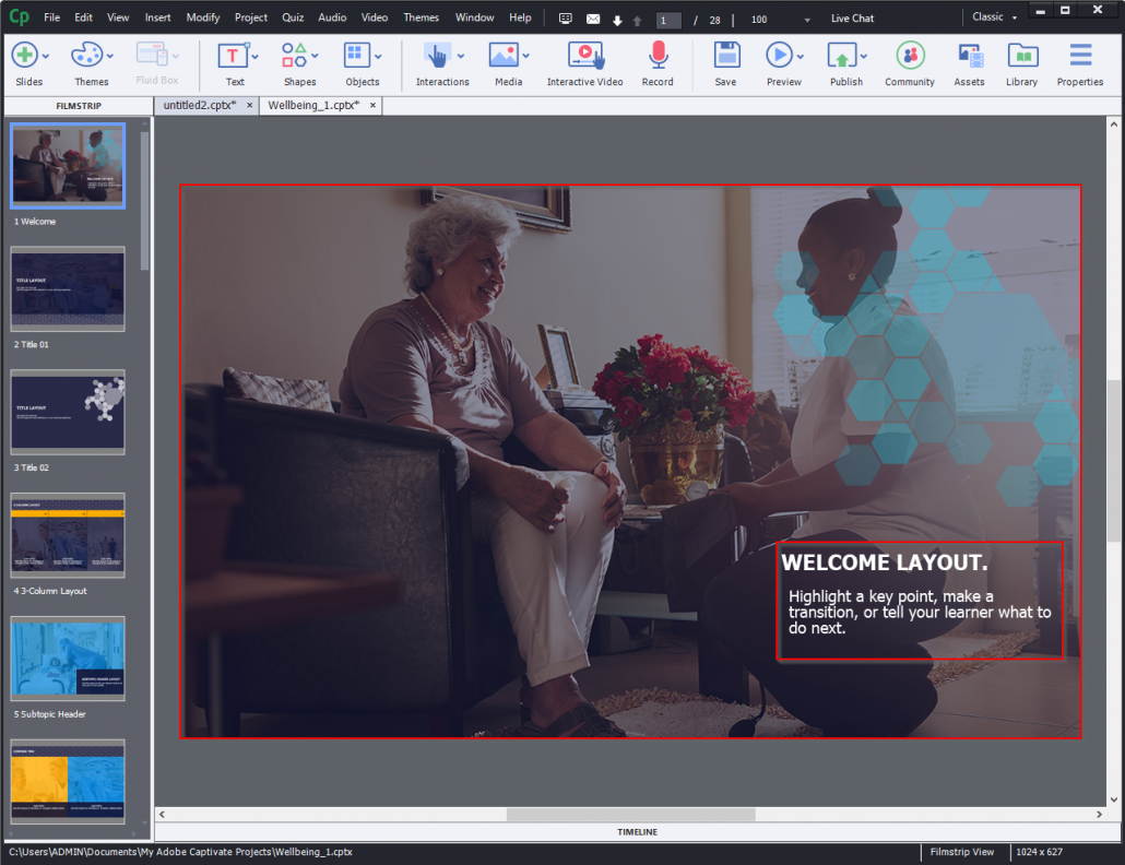 How to Use Adobe Captivate 2019 Ready-To-Go Slides Feature?