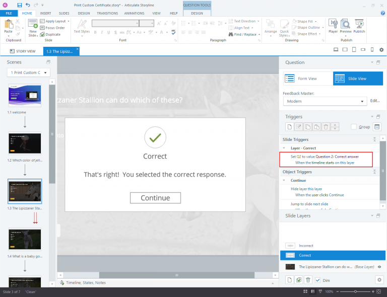 Custom eLearning: Print Custom Certificate in Articulate Storyline