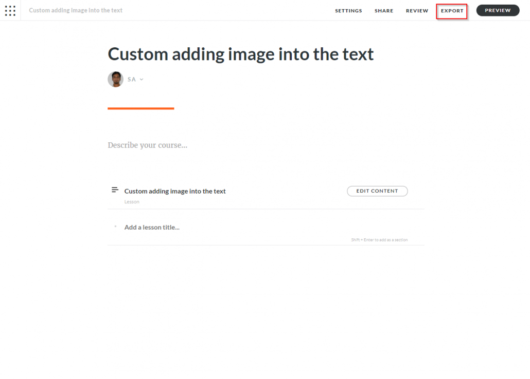 Adding Custom Image Into The Text – Articulate Rise
