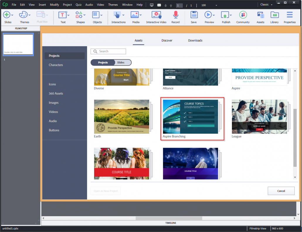 How to Create Multi-Module Branched Course With Captivate