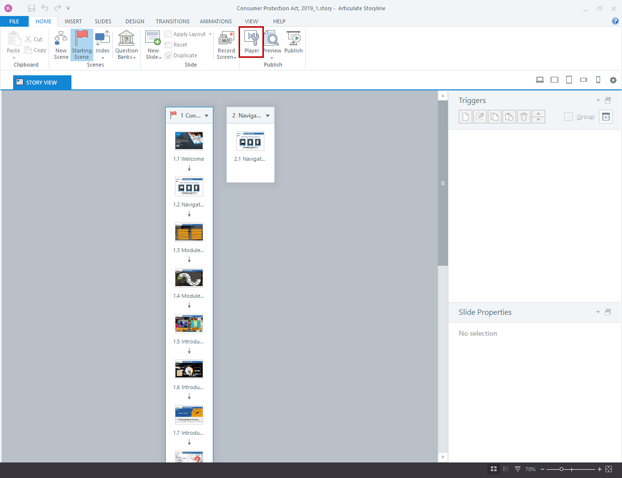 Add course cover photos in Articulate Storyline 360