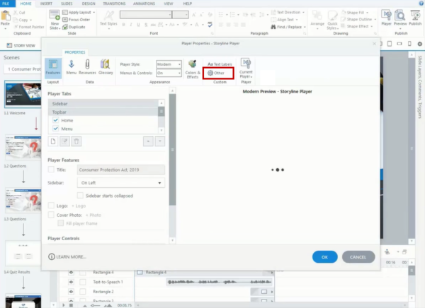 Storyline 360 | Disabling Skip Navigation Shortcut key