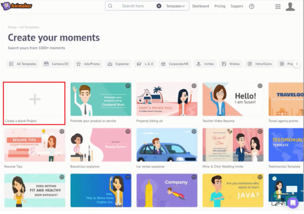 Animaker | How to generate text animations