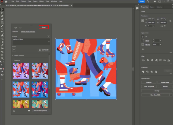 Adobe Illustrator | How to use Generative Recolor feature
