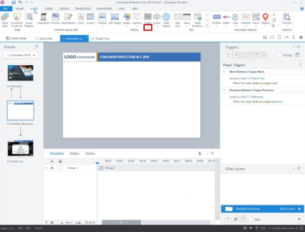 Articulate Storyline | Insert Web Videos Using iframe tag