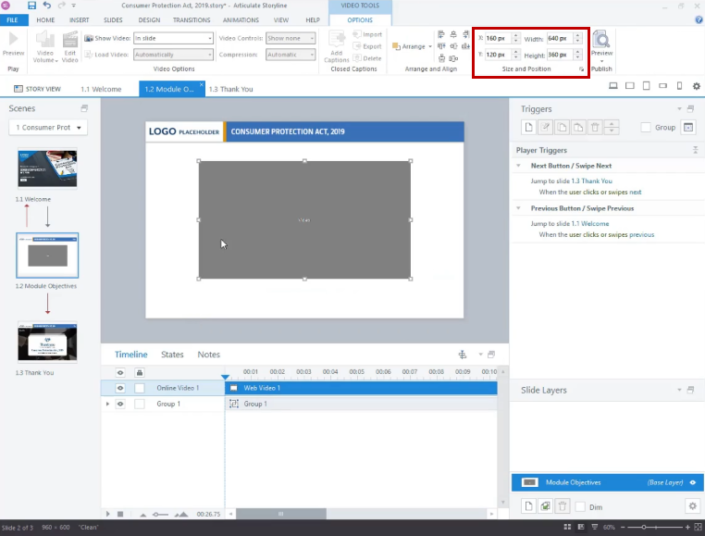 Articulate Storyline | Insert Web Videos Using iframe tag