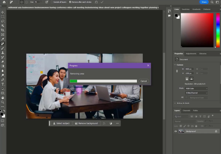 In this example, we have marked a cup on the table. You can see that ...