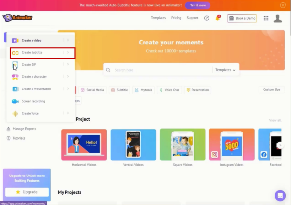 How to Create Animated Subtitles in Animaker | elearning