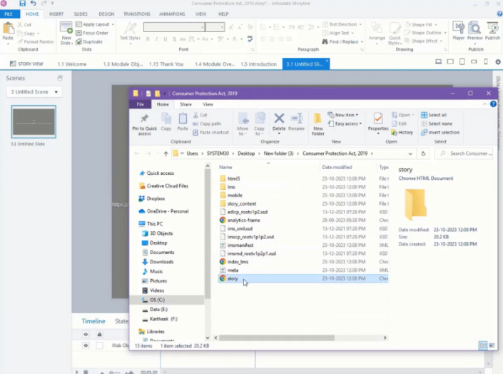 Articulate Storyline 360 | How to add a web objects