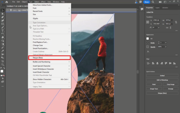 Adobe Illustrator | To convert Image Text into Editable Text