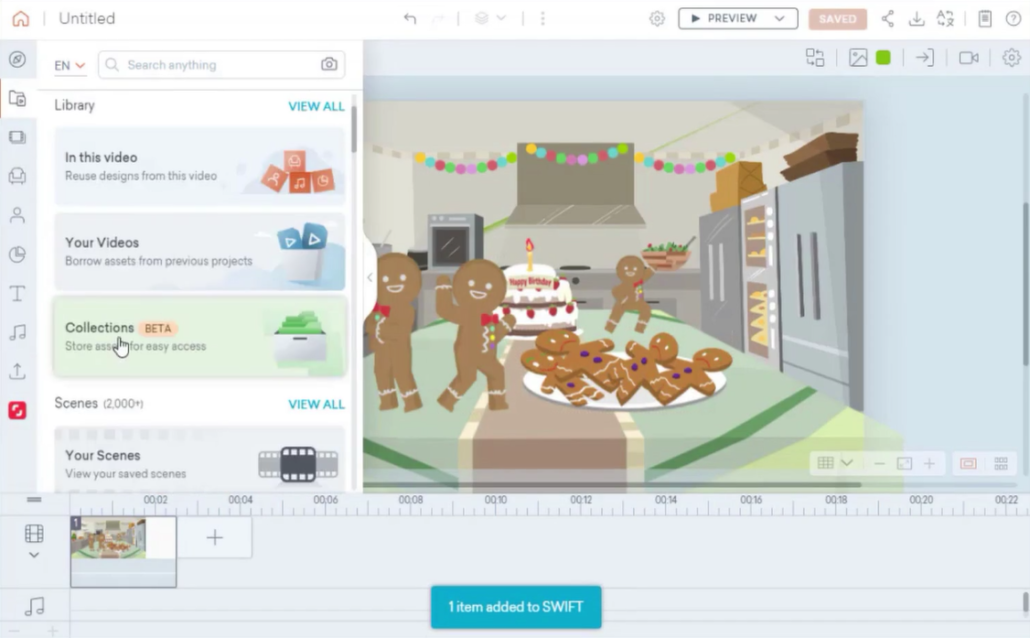 Vyond | How to Utilise a New Collection Feature