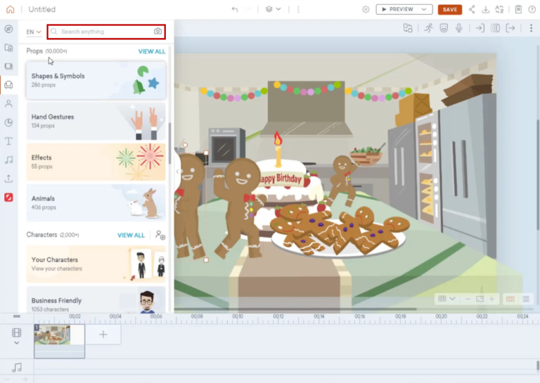 VYOND | How to use the Generative Prop AI Feature