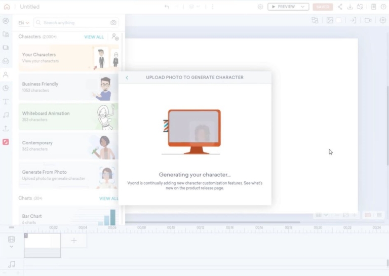 Vyond | How to Generate Characters Using Photos