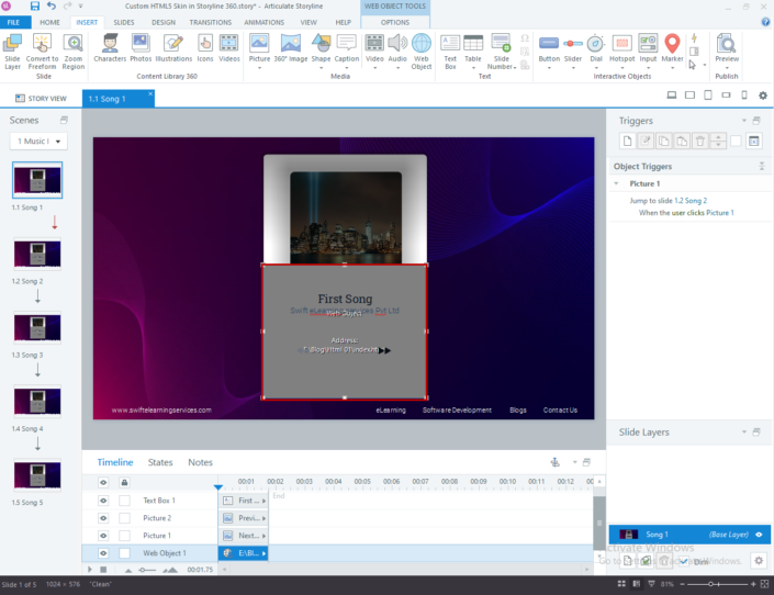 How to Implement Custom Seekbar in Articulate Storyline 360