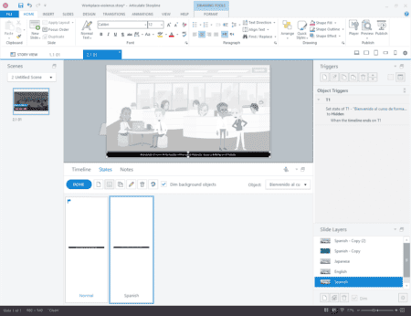 Adding Multiple Language CC in Articulate Storyline 360