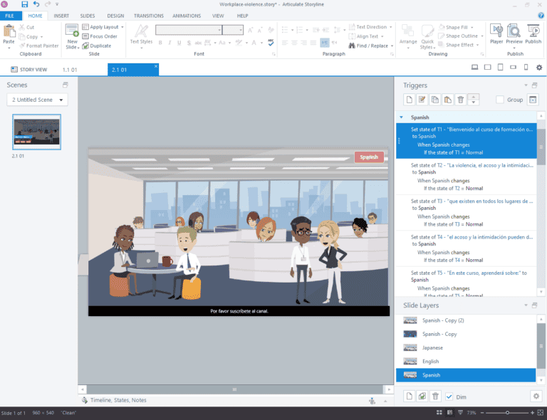 Adding Multiple Language Cc In Articulate Storyline 360