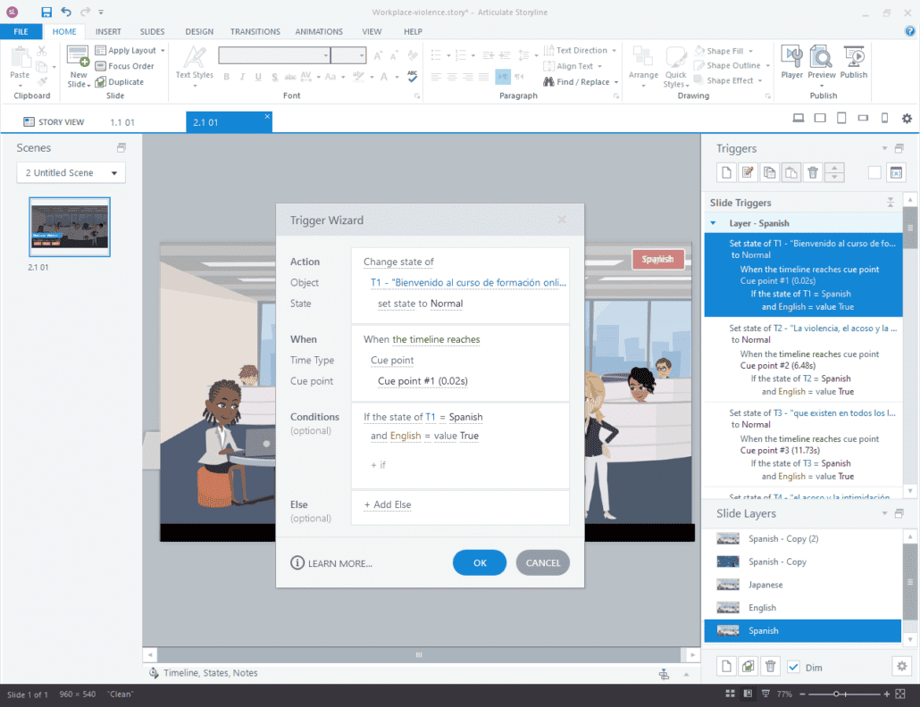 Adding Multiple Language Cc In Articulate Storyline 360