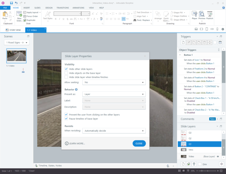 Creating Interactive Videos with Articulate Storyline 360